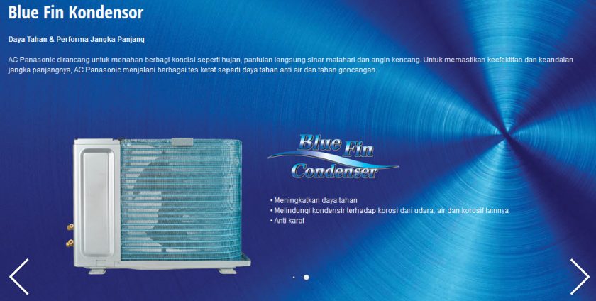 AC Panasonic Si Biru CS-LN Series, raja AC murah dan berkualitas