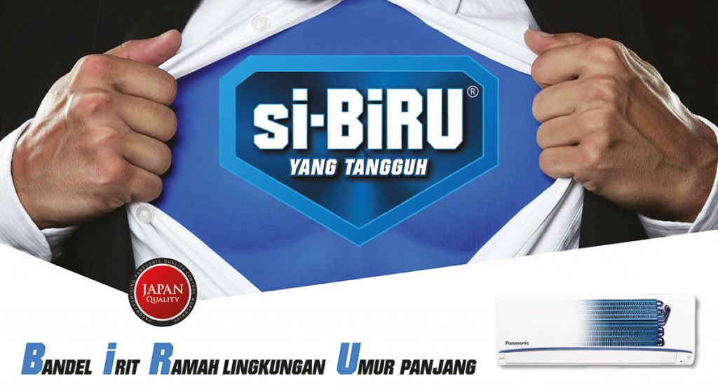 AC Panasonic Si Biru 1PK Tipe CS/CU LN9AKJ ( Made In Indonesia ) R32 ...